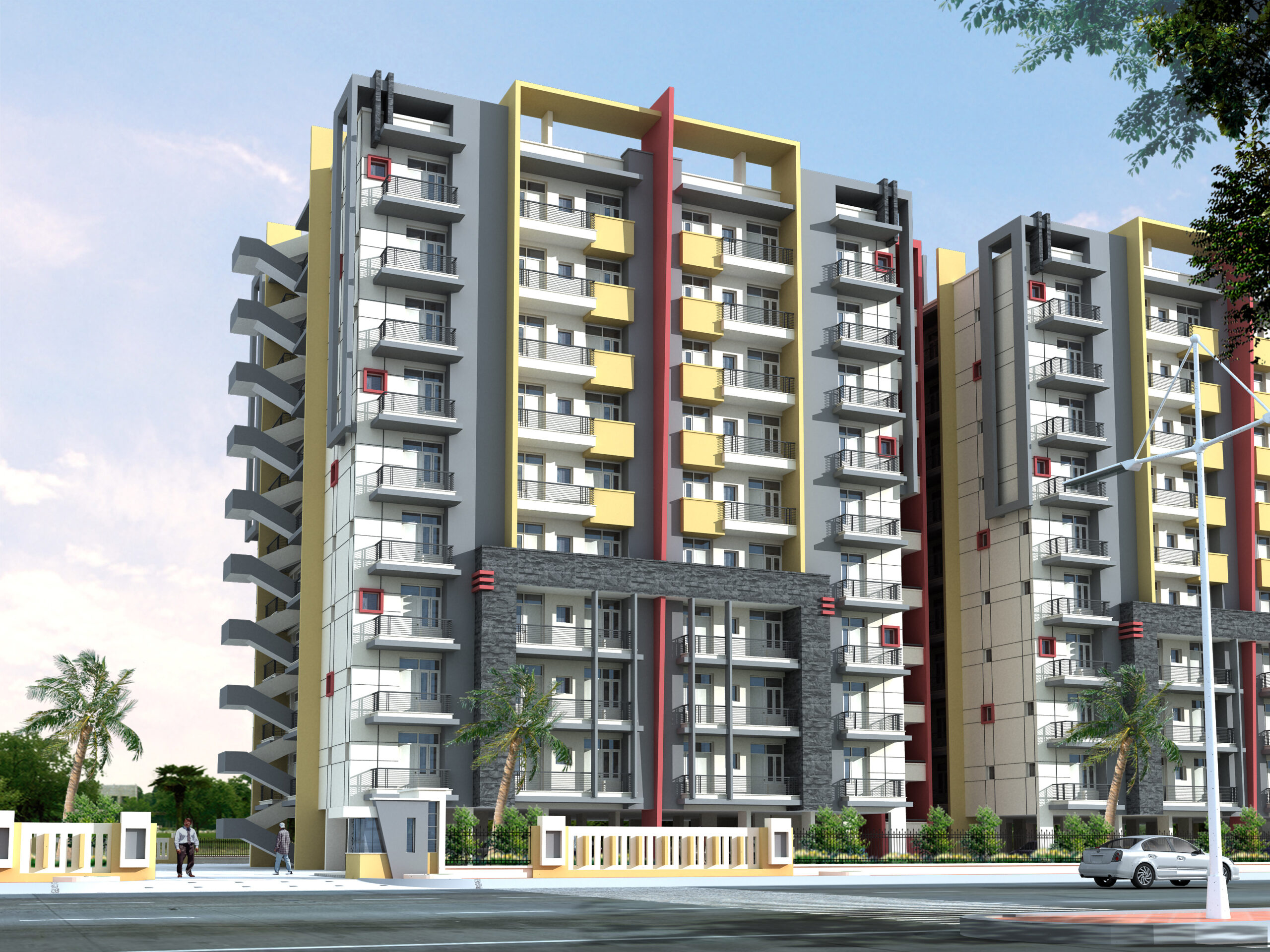 H.I.G. Flats - Design Architects India