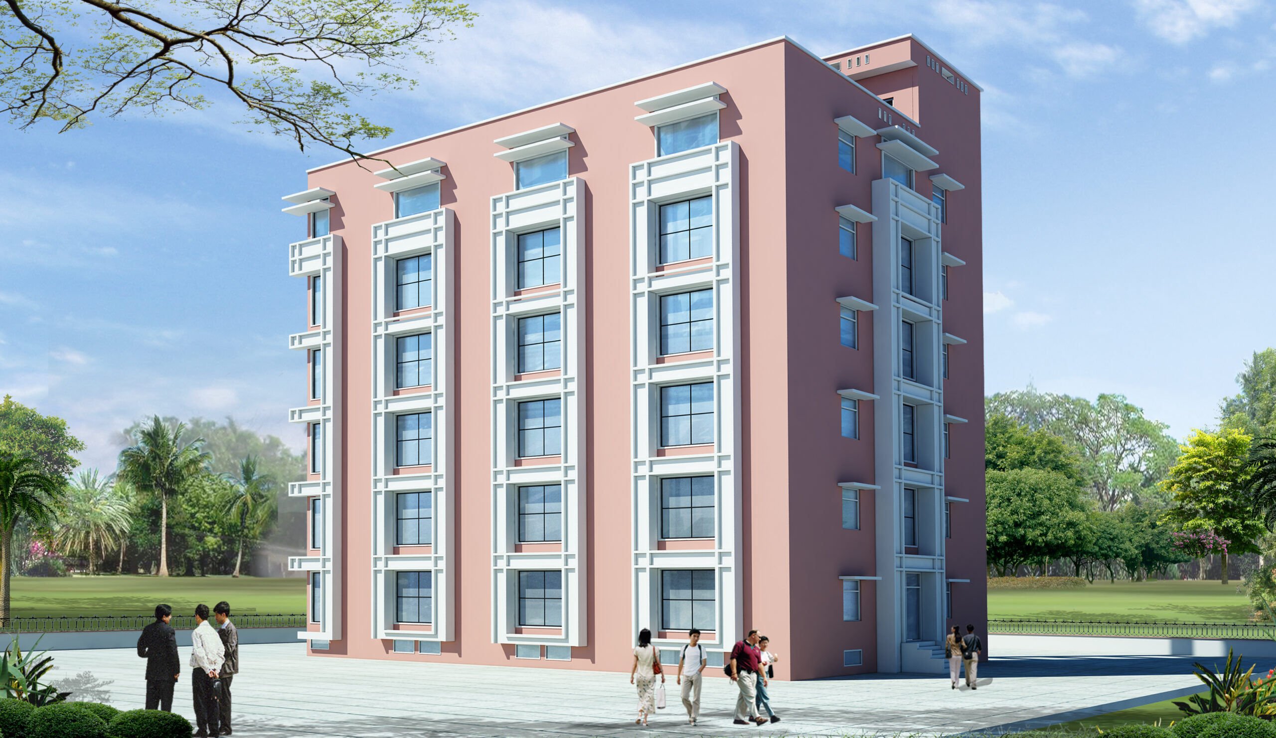 Maheshwari College and Hostel Building - Design Architects India