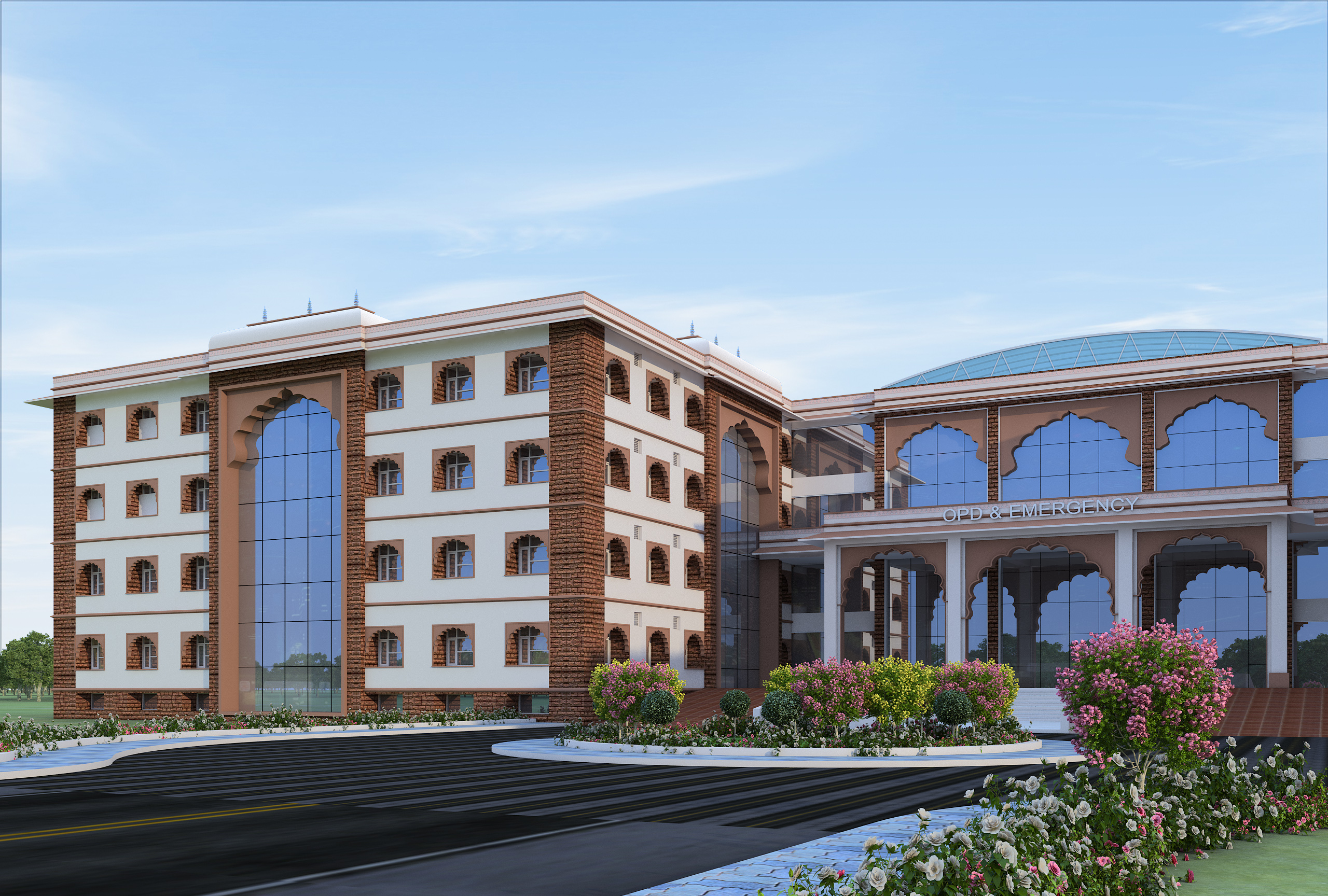 New O.P.D. & Emergency Building at M.D.M. Hospital - Design Architects ...