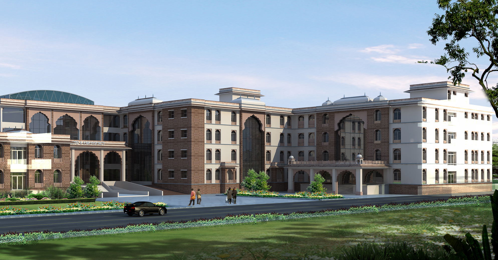 New O.P.D. & Emergency Building at M.D.M. Hospital - Design Architects ...