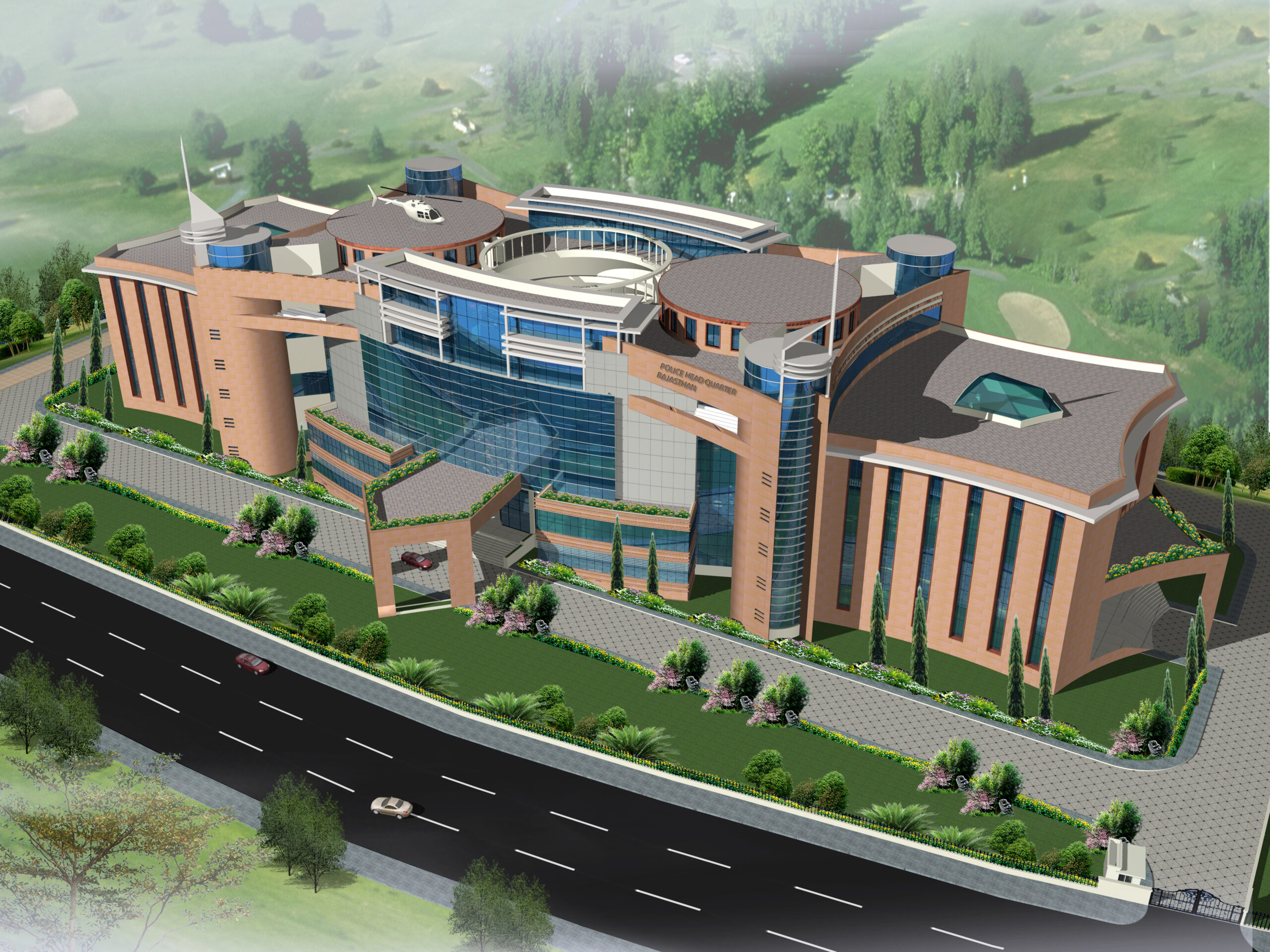 Rajasthan Police Head Quarter Building - Design Architects India