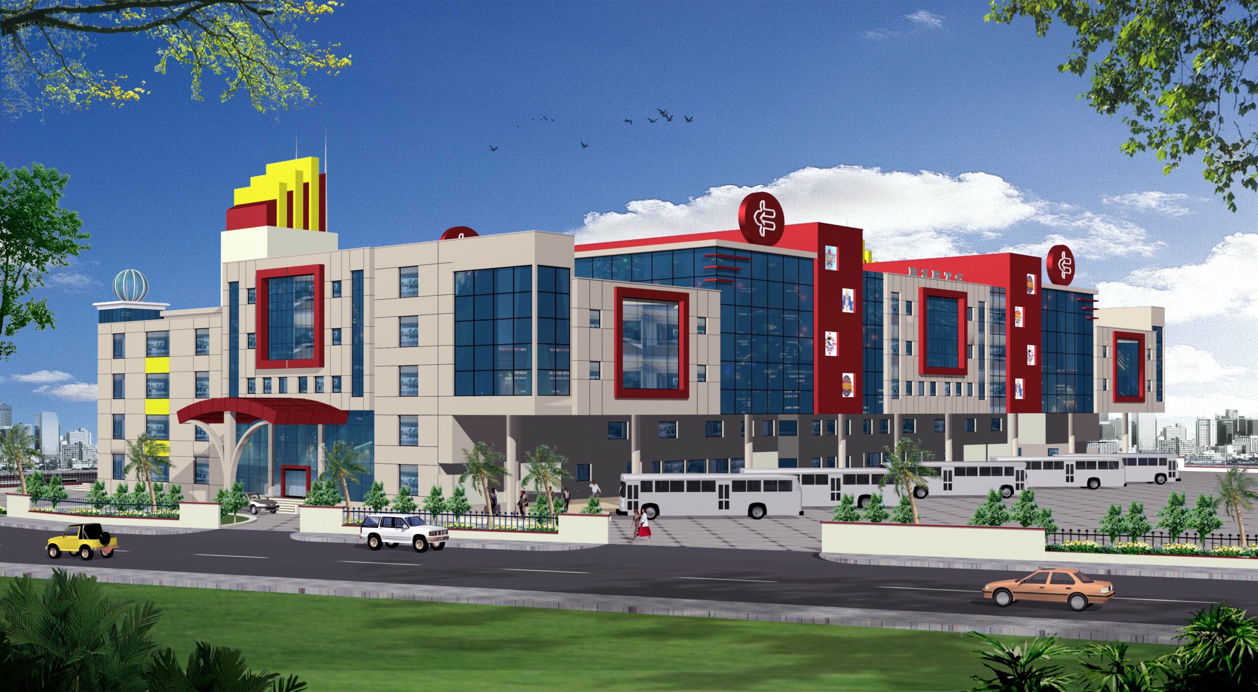 R.S.R.T.C. Bus Terminal - Design Architects India