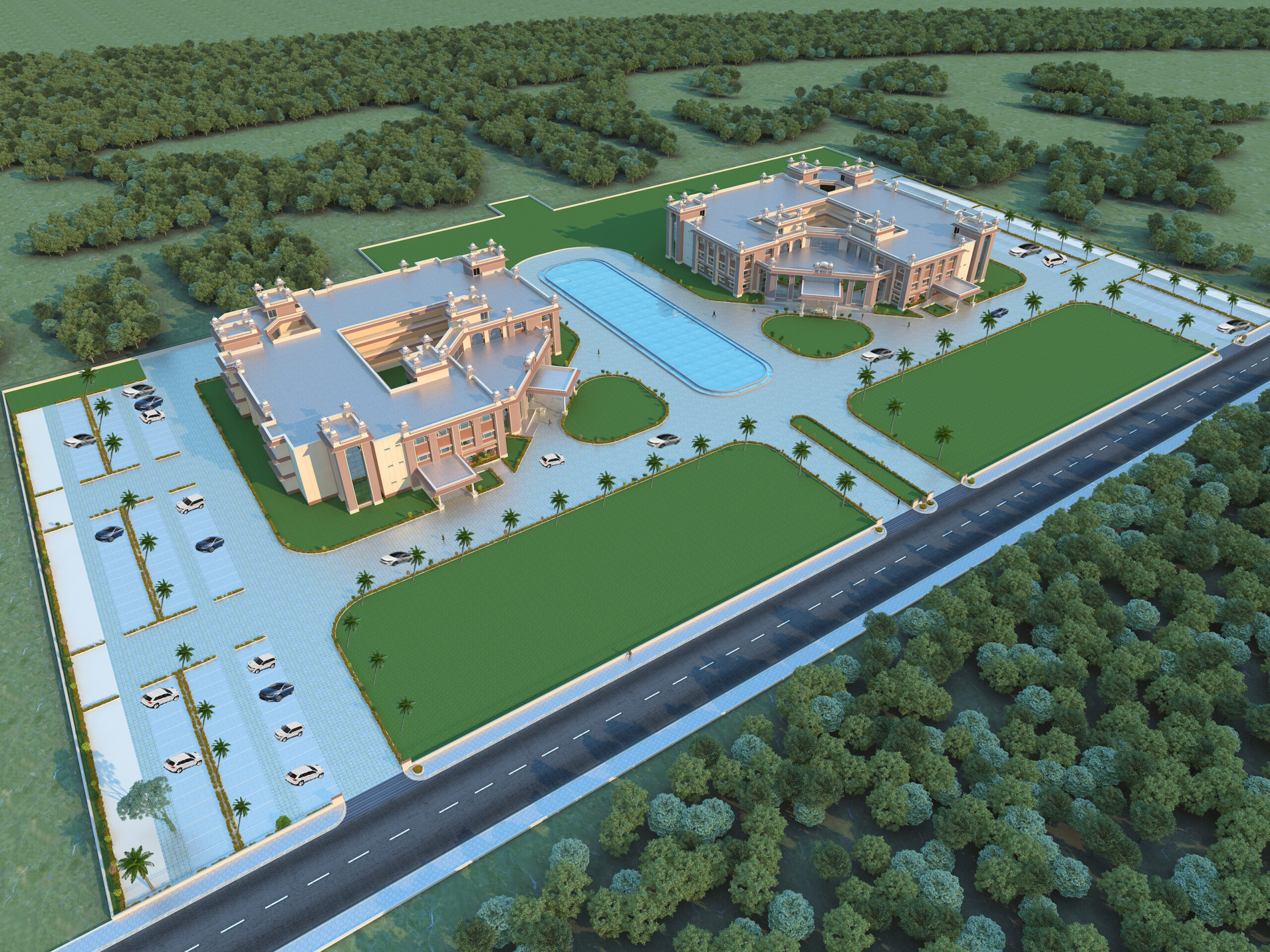 Mini Secretariat Building at Sirohi, Rajasthan. - Design Architects India