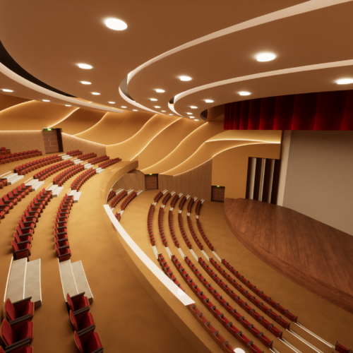 Auditorium at HCM RIPA, Jaipur - Design Architects India