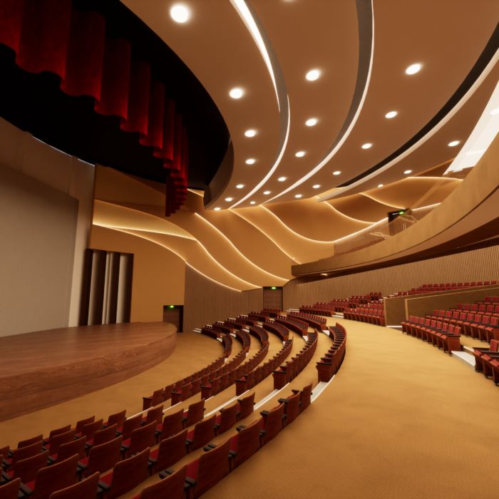 Auditorium at HCM RIPA, Jaipur - Design Architects India